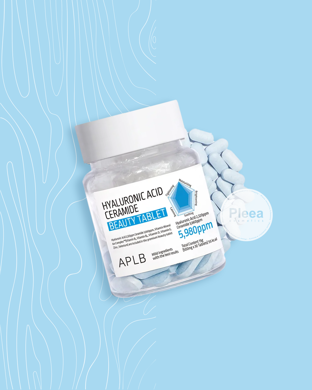 [APLB] Hyaluronic Acid Ceramide Beauty Tablet – Pleea Cosmetics®