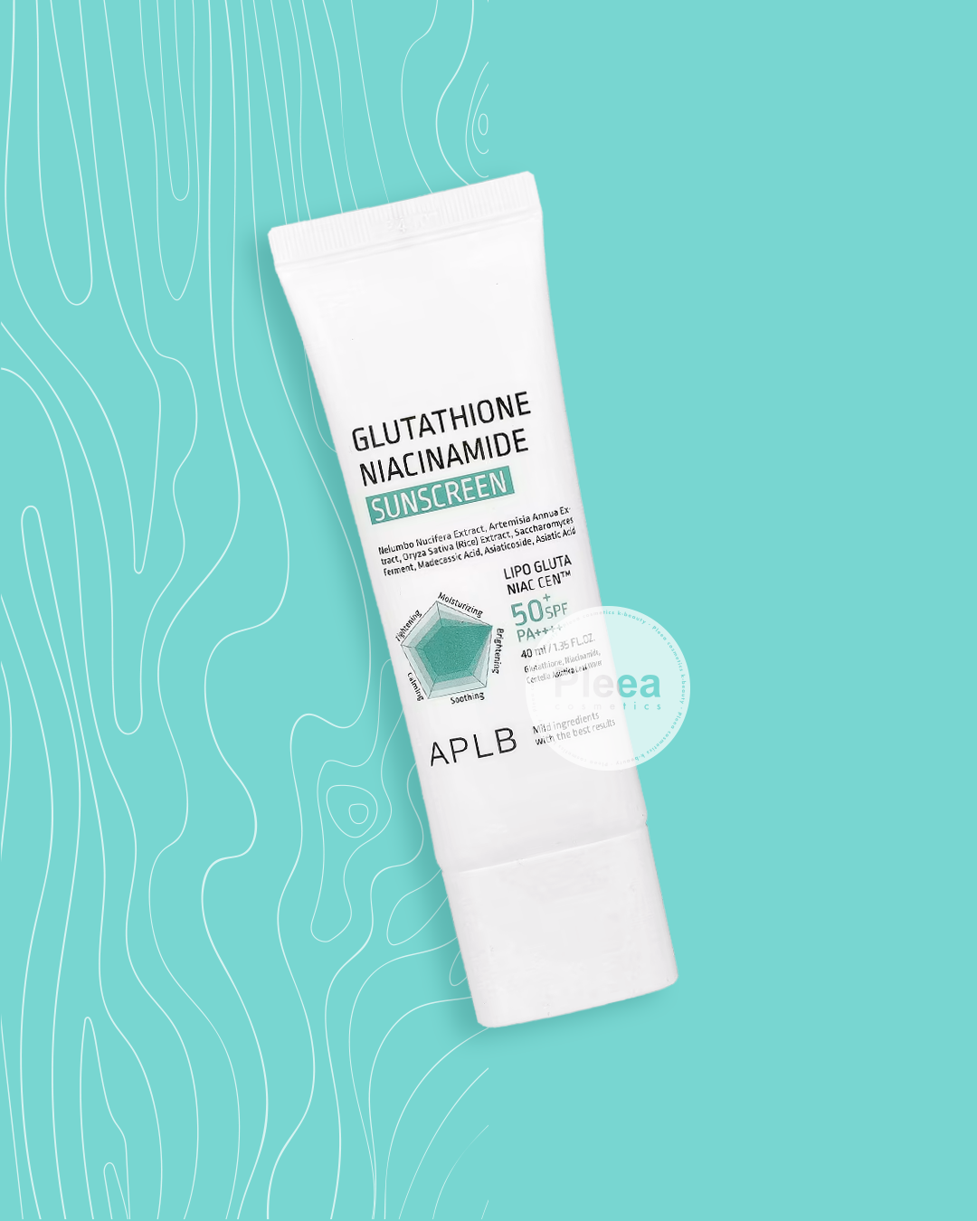 [APLB] Glutathione Niacinamide Sunscreen SPF50+ PA++++ – Pleea Cosmetics®
