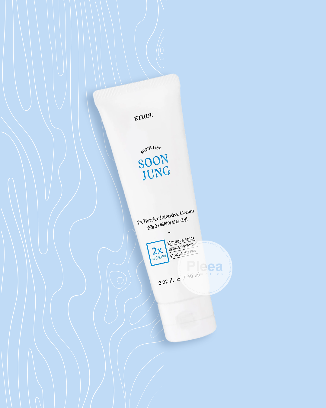 [Etude House] Soon Jung 2X Barrier Intensive Cream – Pleea Cosmetics®