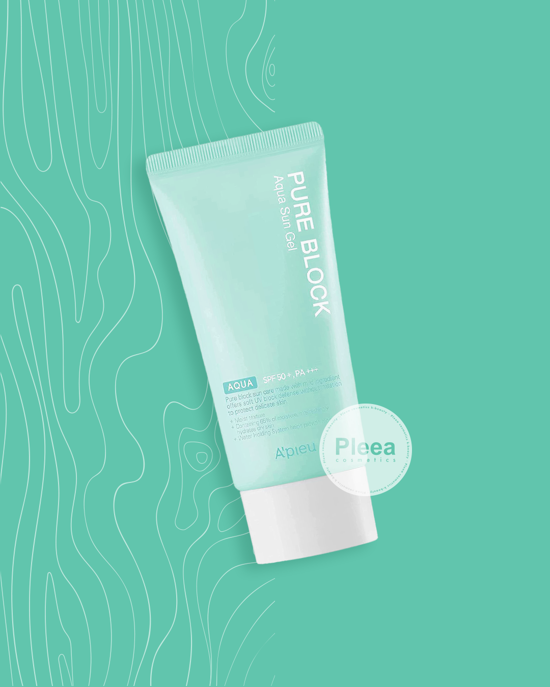 [A'pieu] Pure Block Aqua Sun Gel EX SPF50+ PA+++ – Pleea Cosmetics®